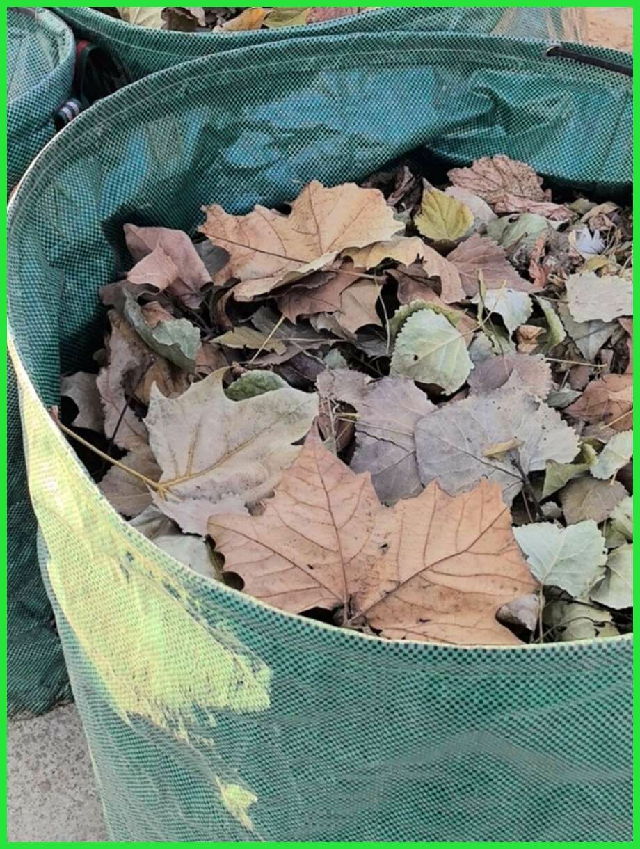 Мешок для сбора садового мусора (листьев, веток, сорняков) Мешки для строительного мусора с ручками Вместимость 272л. 76*67см Зелёный