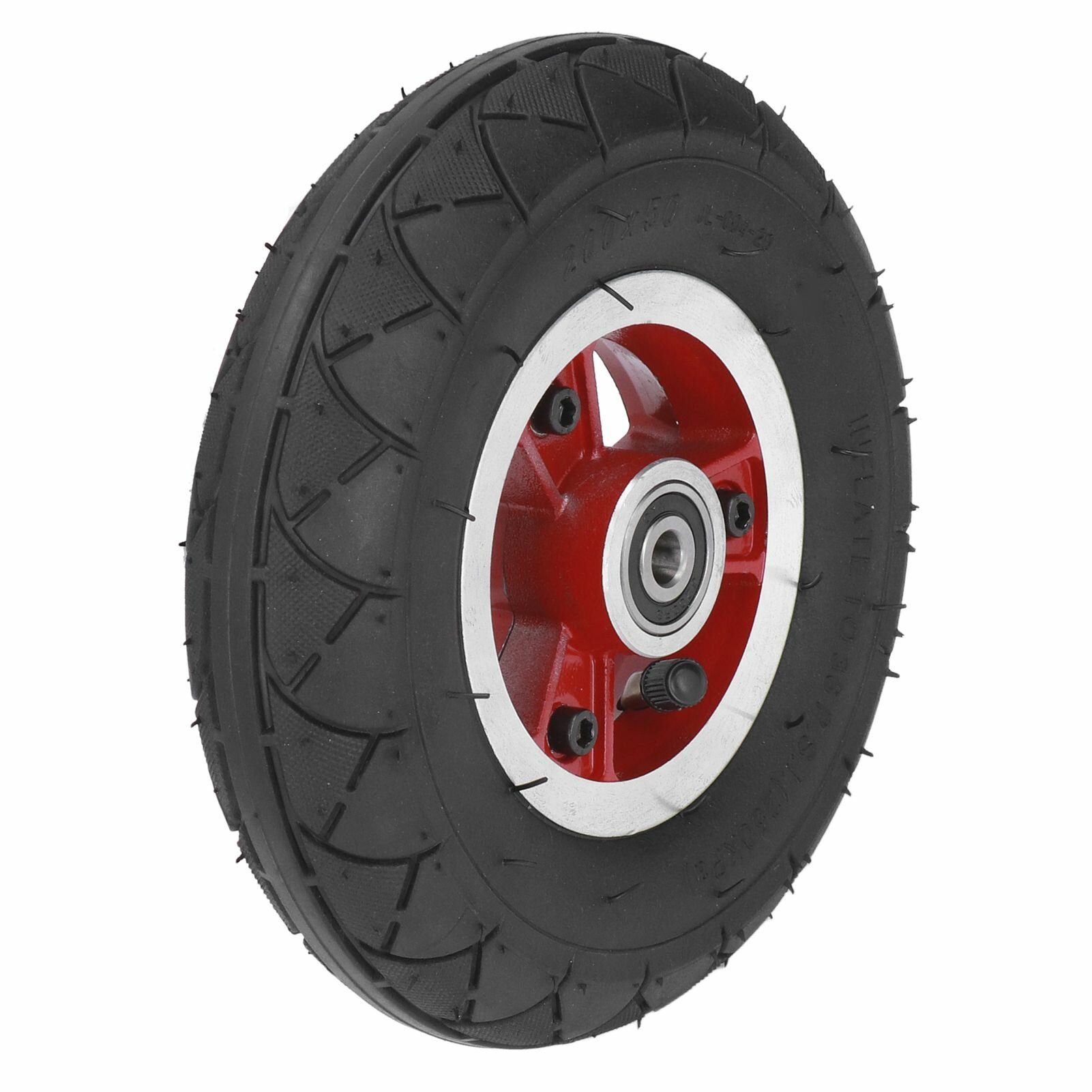 200x50мм надувные шины 8 дюймов взрывозащищенные антискользящие колеса для электросамоката с сплавной втулкой, материал: резина + алюминиевый сплав