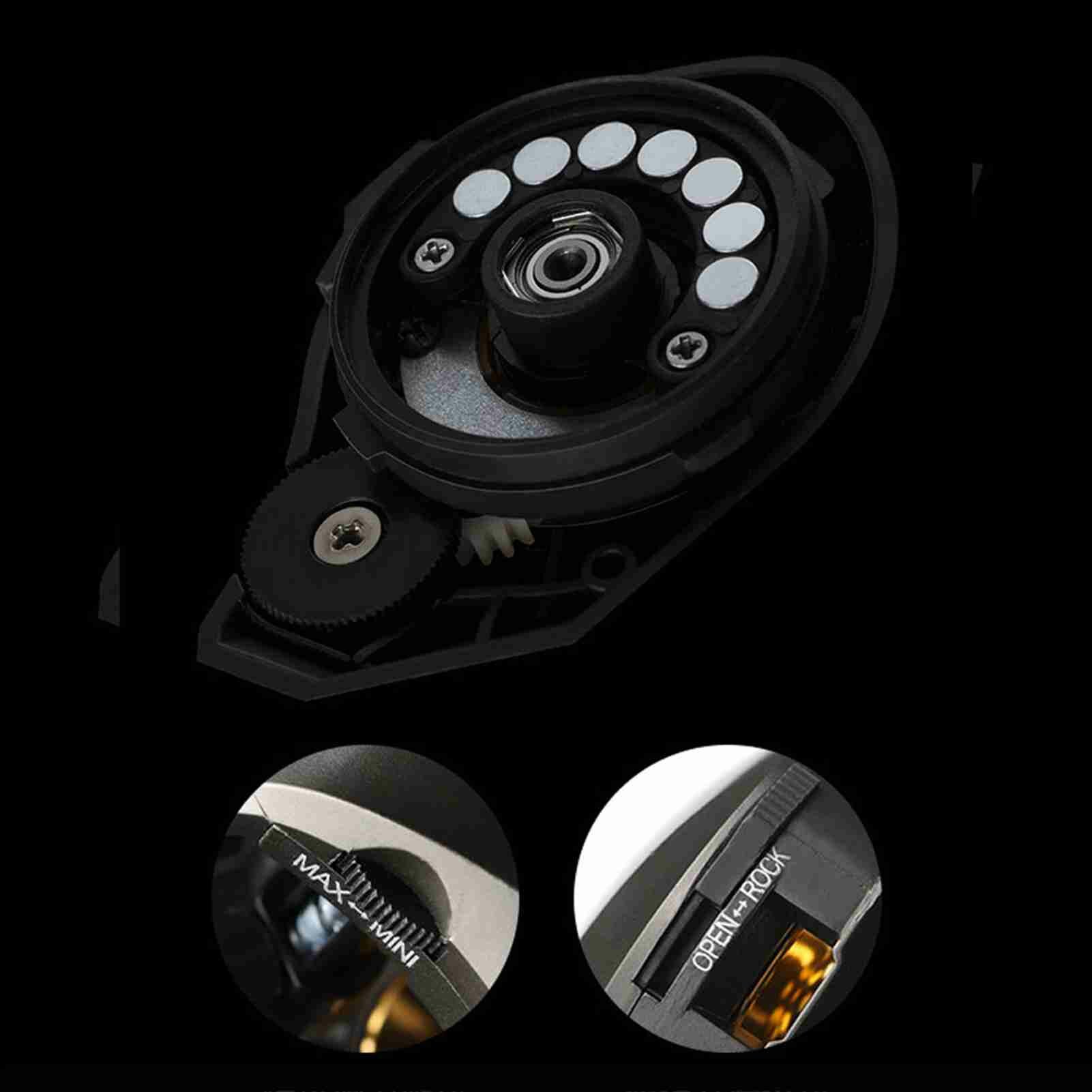 Рыболовная катушка для литья Baitcaster 7.2:1 высокоскоростная спиннинговая катушка с магнитным тормозом 18LB Max Drag для левой руки