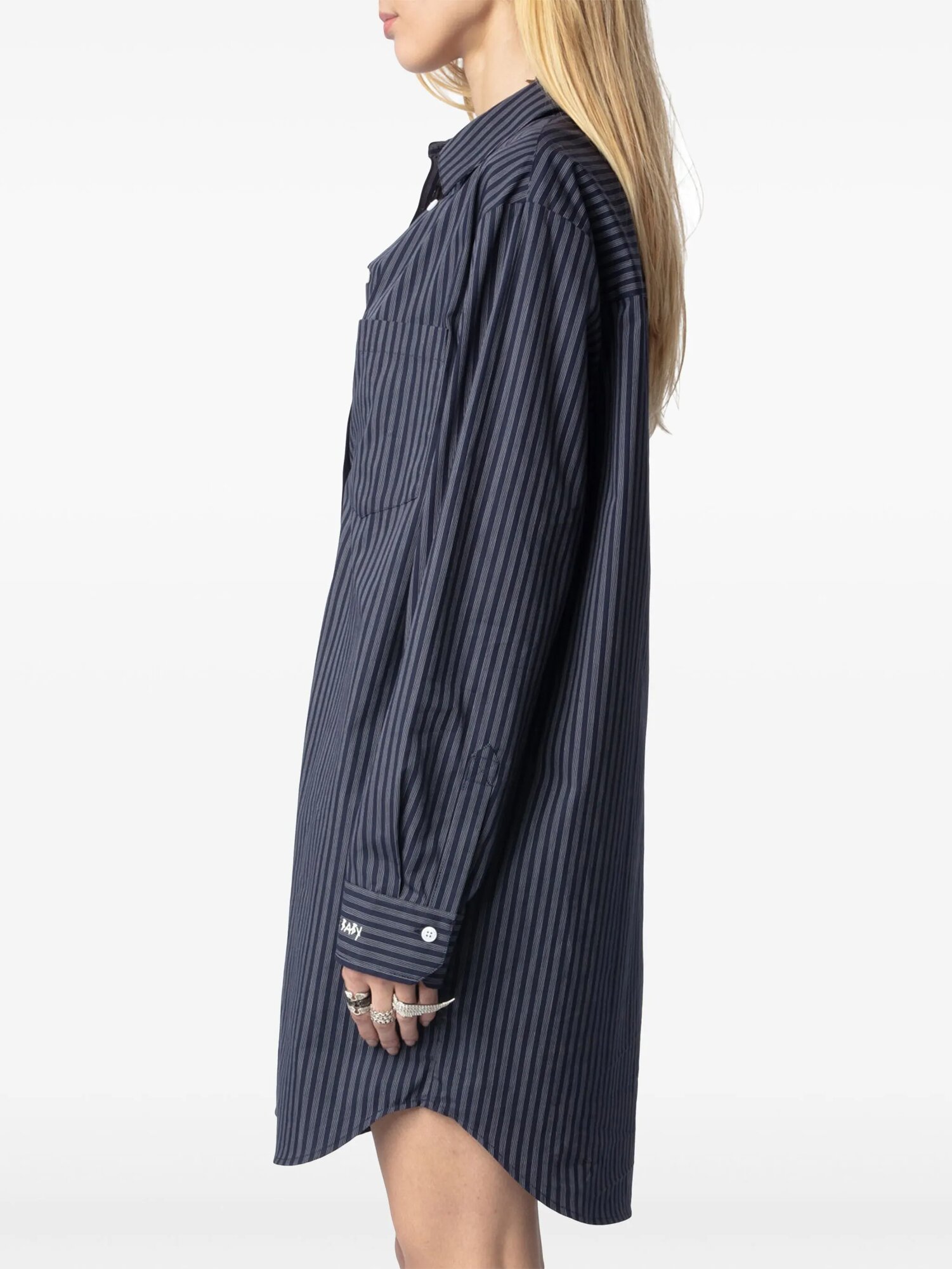 Платье ZADIG & VOLTAIRE Rorning Pop, размер XS, синий — фото 1
