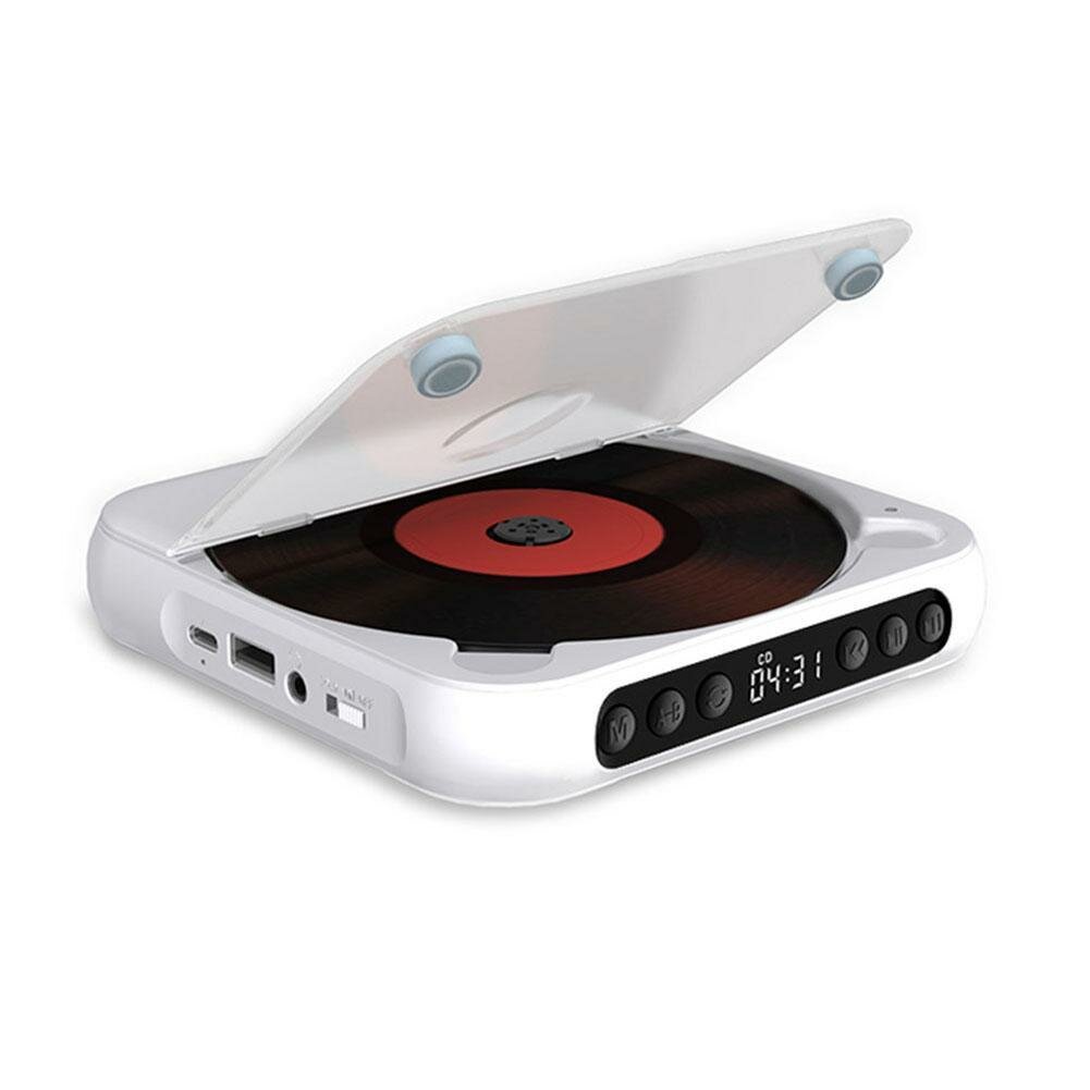 Многофункциональный CD-плеер с Bluetooth, перезаряжаемый, для аудиофилов и многокомнатного использования