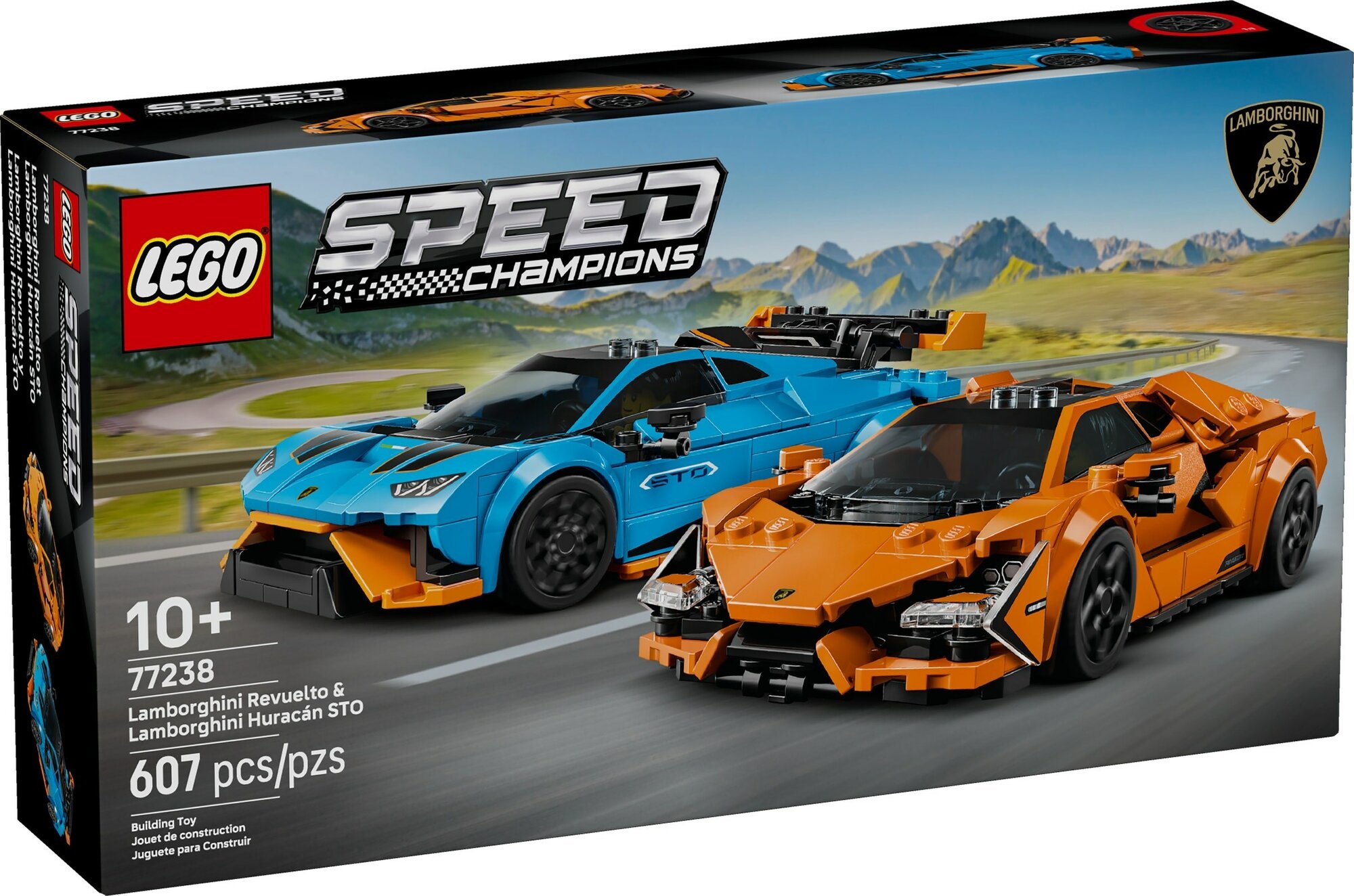 Конструктор LEGO Speed Champions 77238 Lamborghini Revuelto & Huracán STO