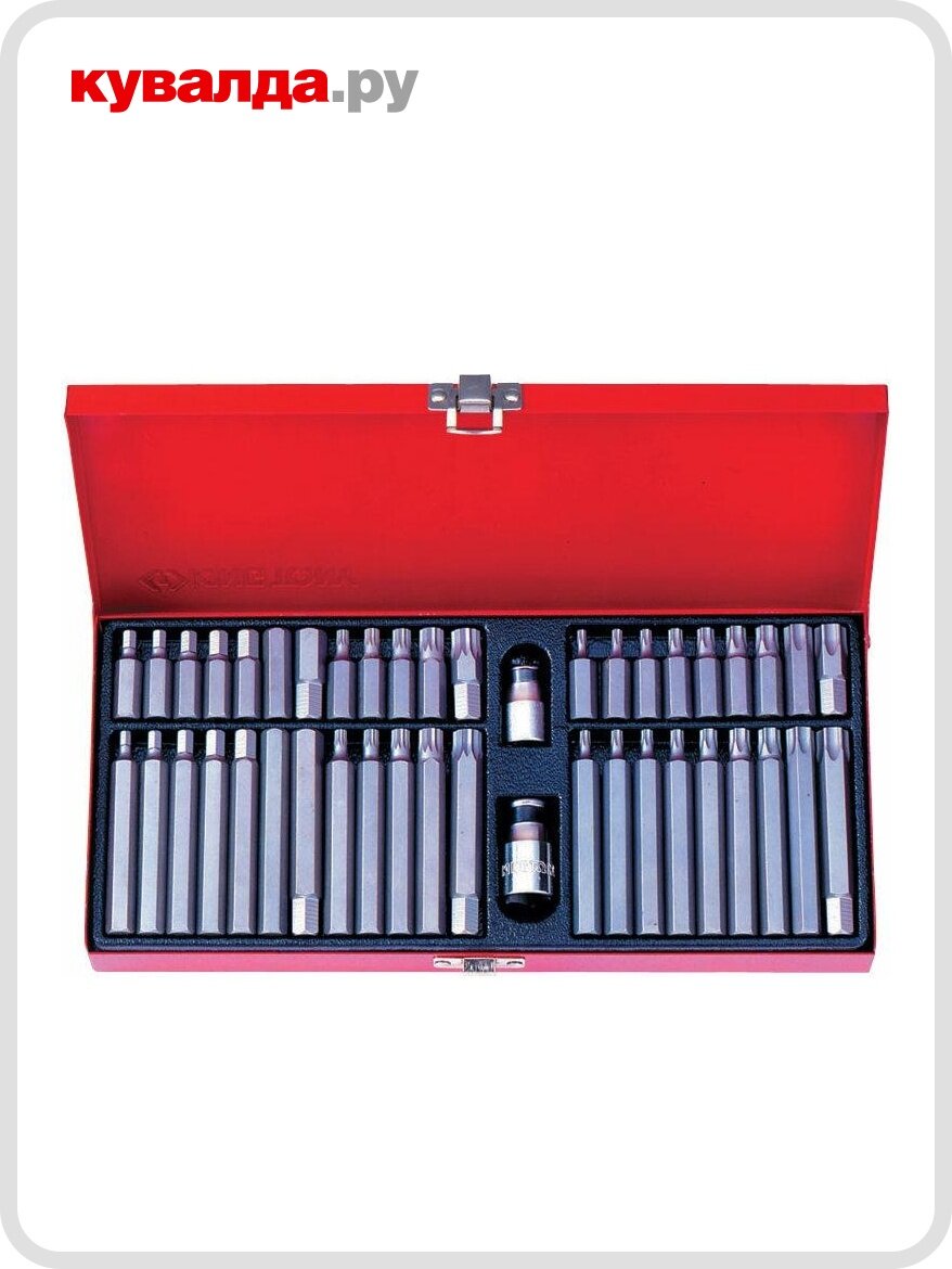 Набор бит KING TONY 44 предмета ложемент 9-1044CQV