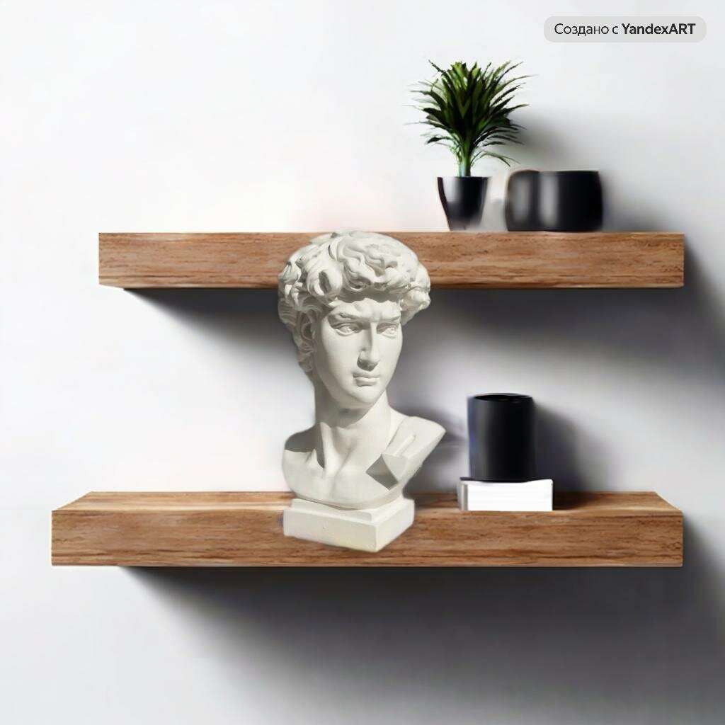 Миниатюрная гипсовая статуя Давида, изысканная скульптура, декоративная фигурка