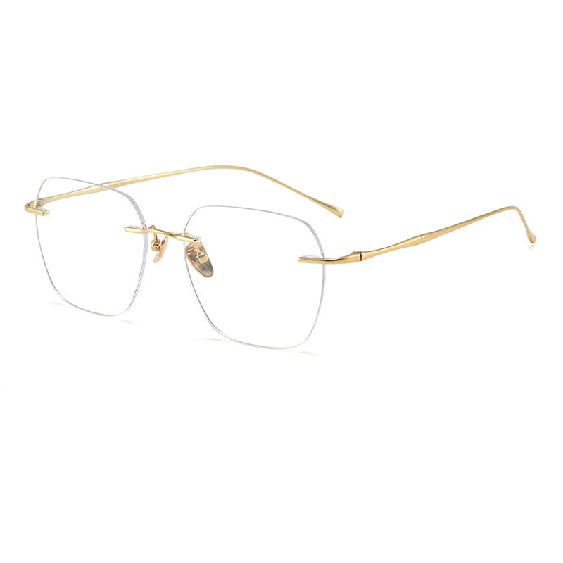 Cornstone Titanium Square Eyeglass Frames Women's 54