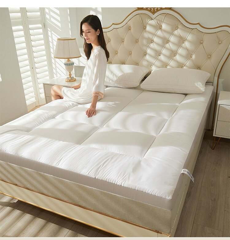 Гостиничный матрас, подушка для общежития, подушка для сна, футон, двуспальный матрас, утолщенное одеяло 200x220х10 см