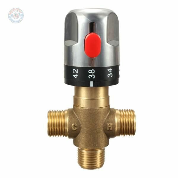 Термостатический смесительный клапан для душа и ванны с защитой от ожогов и точной регулировкой температуры воды