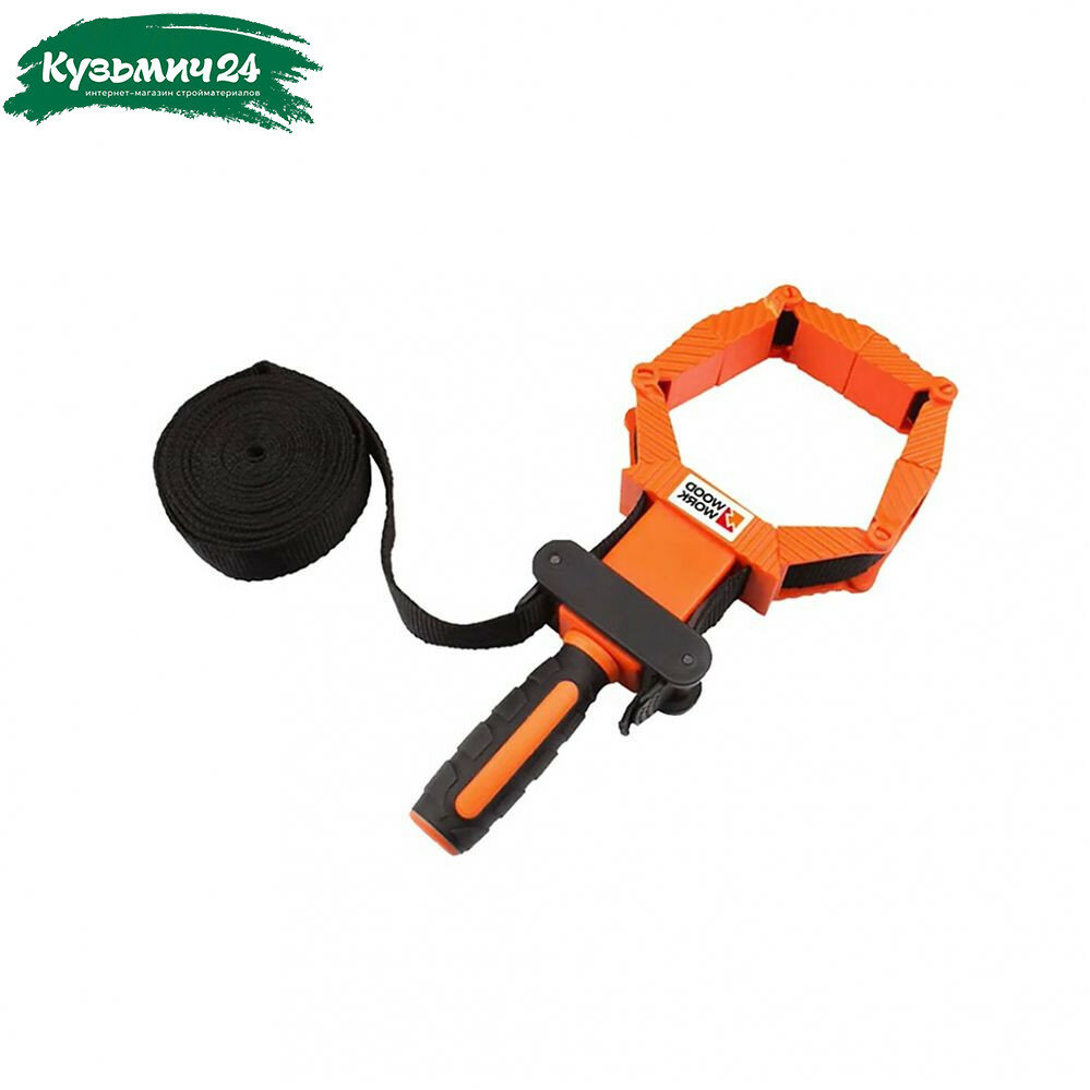 Струбцина ленточная Woodwork CLM-400 с фиксацией по периметру до 4 м, пластик