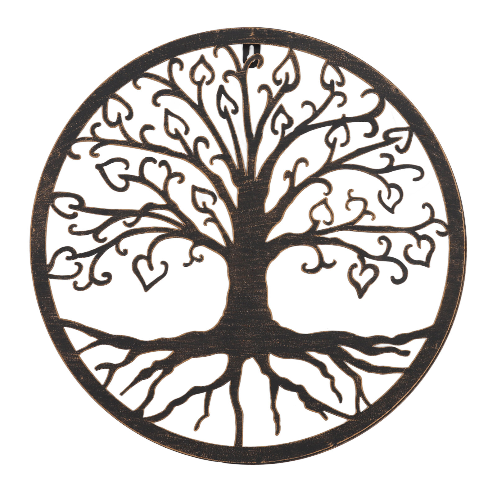 Металлическая стена арт -дерево