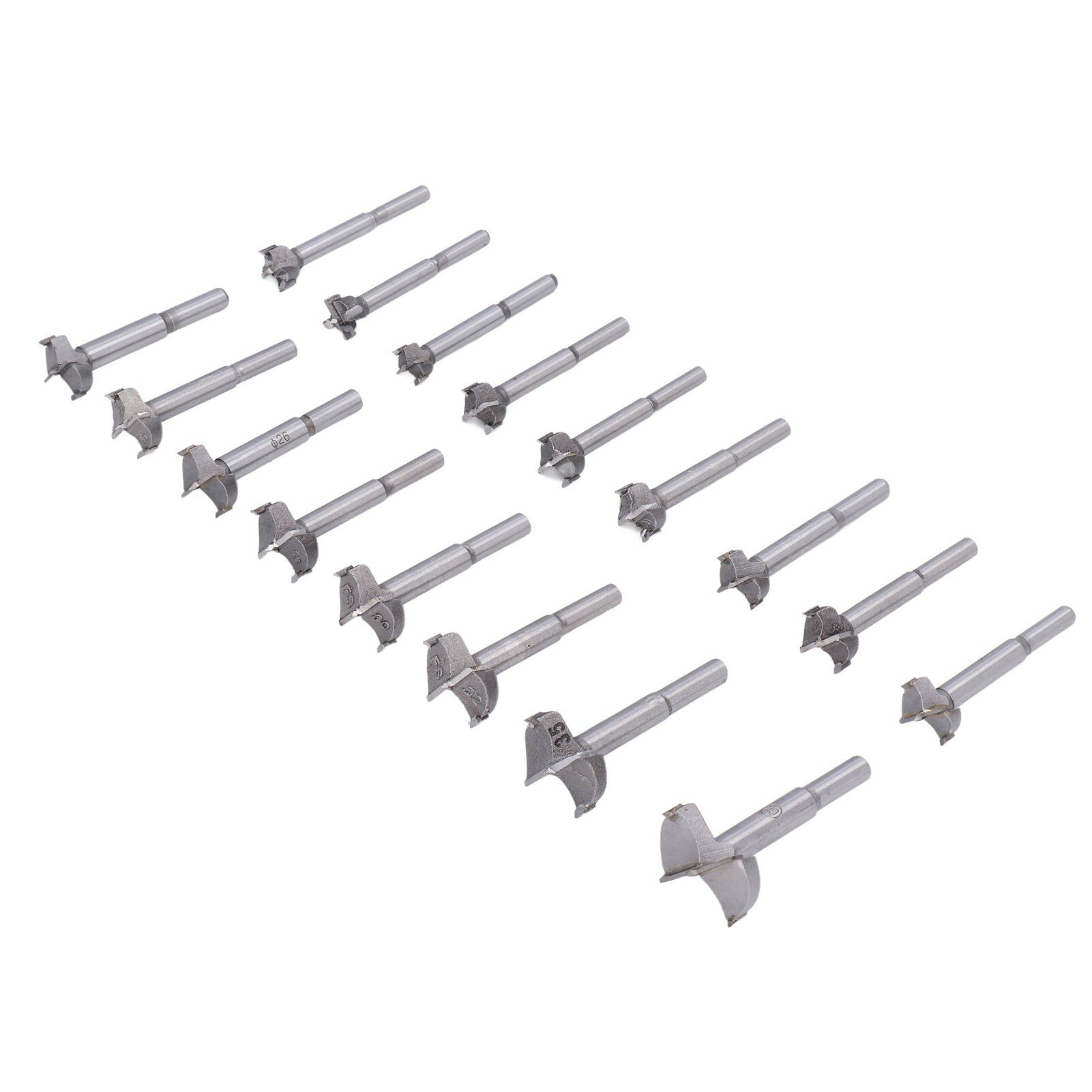Сверла Форстнера, 17 шт, из углеродистой стали для различных задач, набор инструментов для деревообработки, 15 40 мм