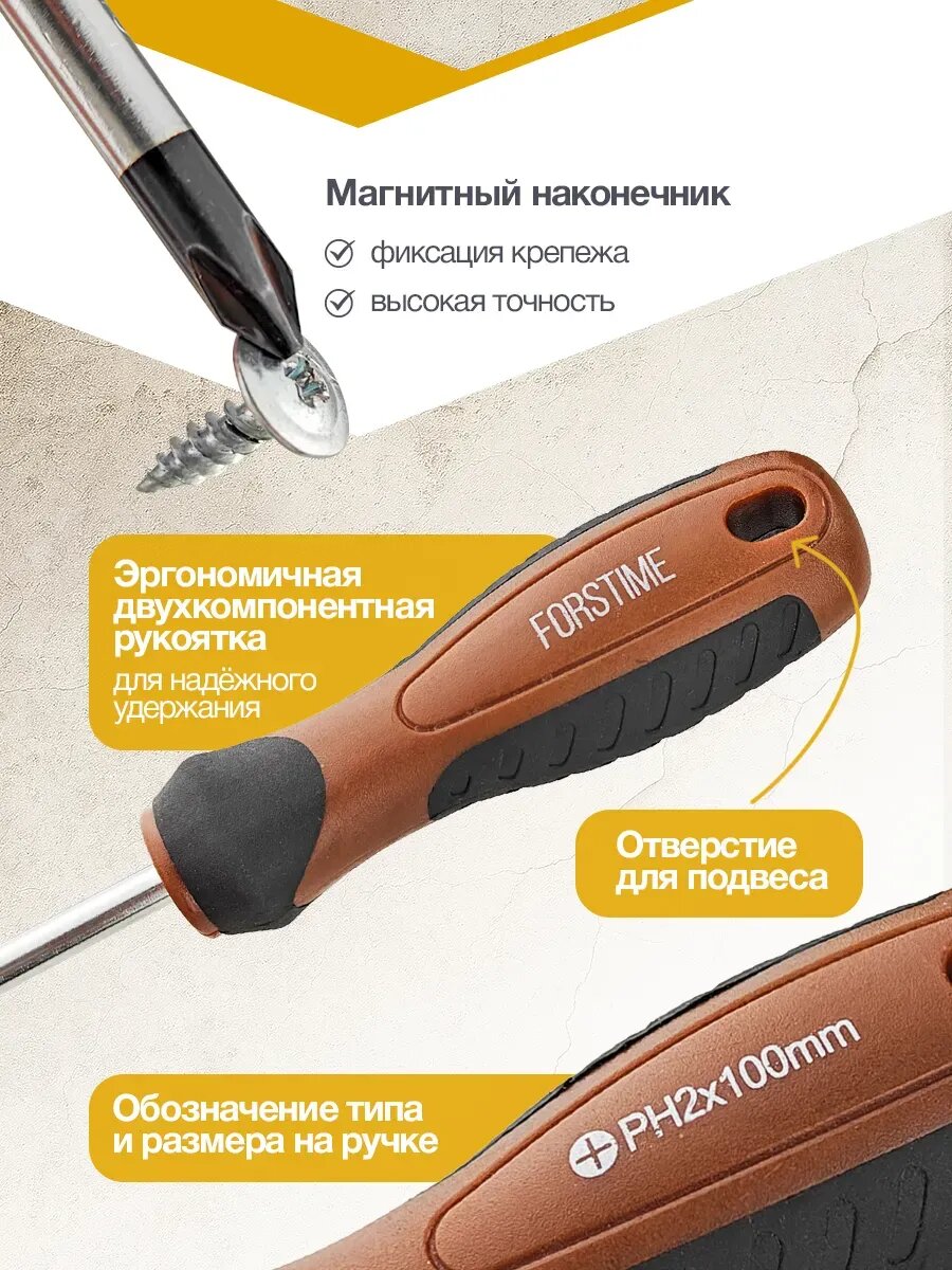 Набор отвёрток, 2 предмета — фото 1