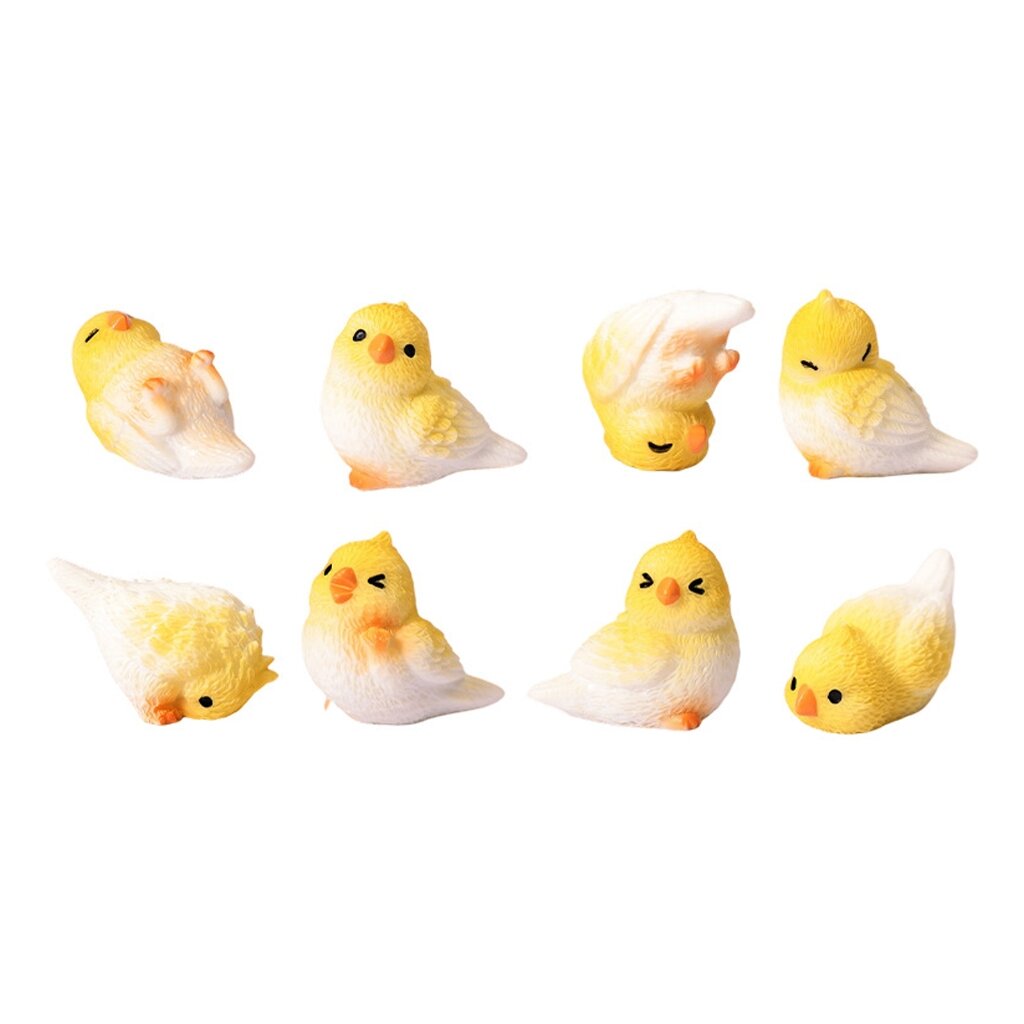 Миниатюрная Статуя Попугая Садовые Декоры Смола Фигурка Попугая Игрушка Мини Топперы для Торта на День Рождения Украшения Для Вечеринок