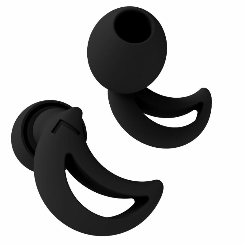 Звуконепроницаемые беруши Силиконовые шумоподавляющие беруши-черный