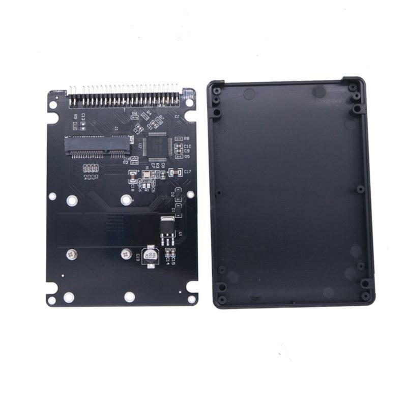 Адаптер Mini PCI-E SSD в mSATA 44Pin, Черный