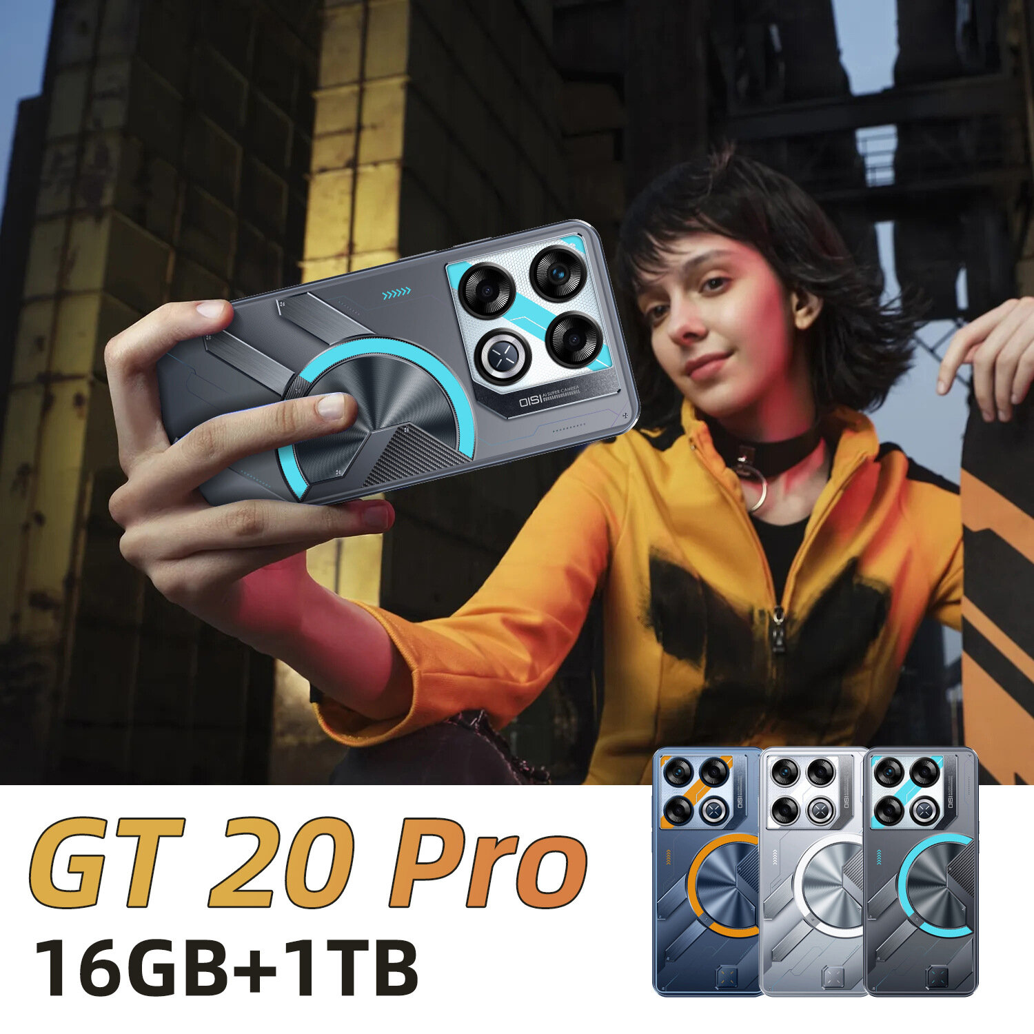 Смартфон GT20 Pro с 5,5-дюймовым экраном и 1+16 ГБ оперативной памяти.