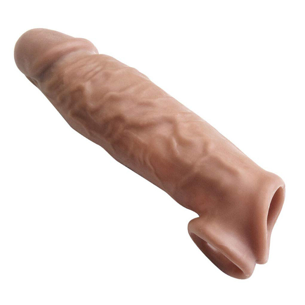 Большой Реалистичный Удлинитель Рукава Пениса Фаллоимитатор Рукав Для Увеличения Пениса для Мужчин