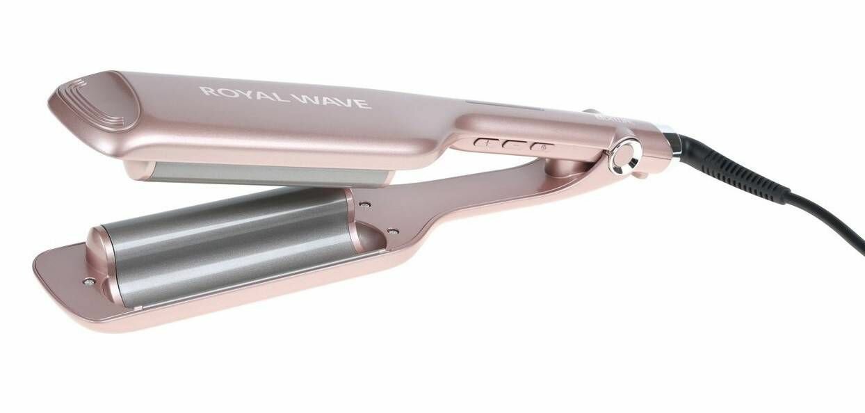 Плойка для волос Dewal Royal Wave двойная волна, керамика-турмалин, с терморег, 75 ВТ