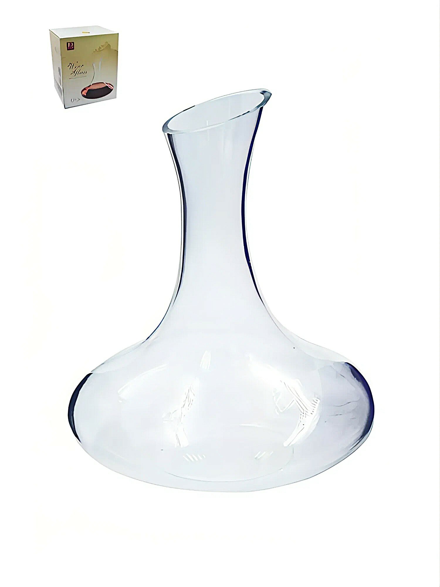 Графин Декантер арт.85033, для вина/ликера/водки, стекло, 1,5л, подарочная упаковка