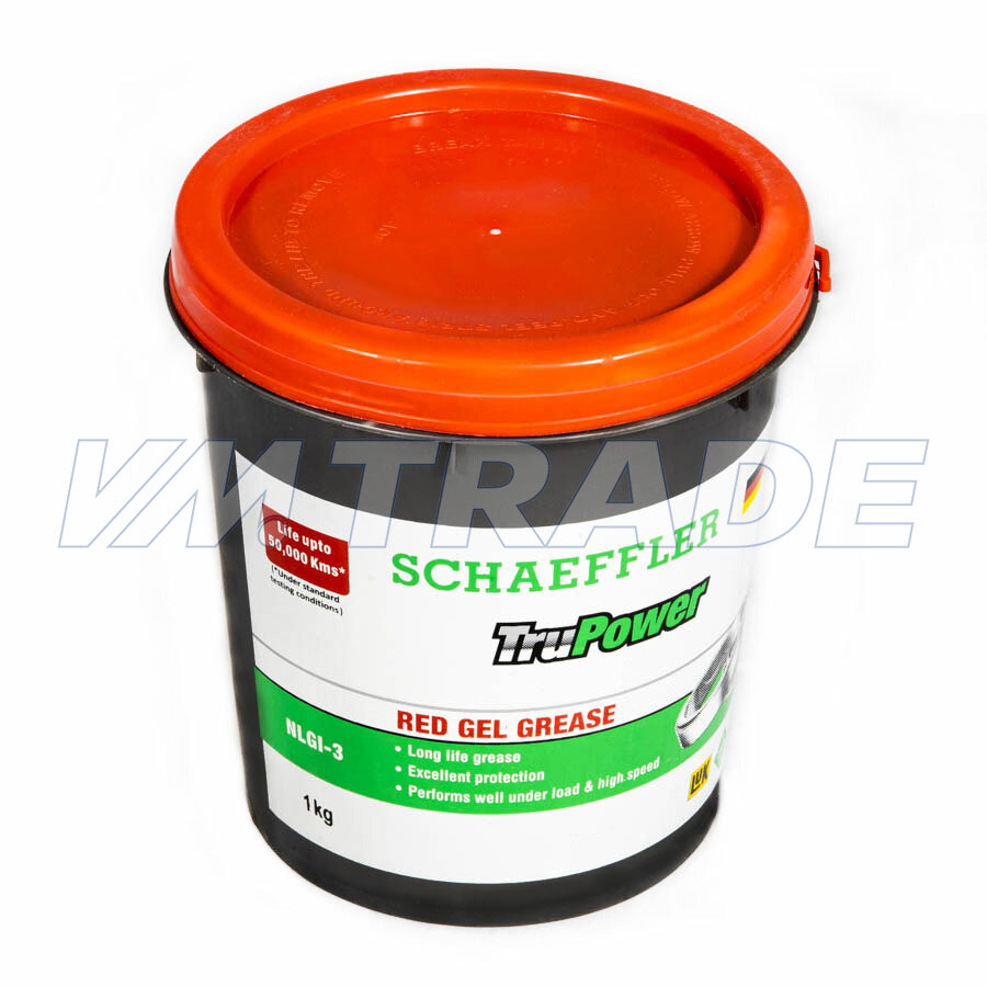 Смазка для подшипников SCHAEFFLER RED GEL GREASE NLGl-3 водостойкая 50000 км красная 1 кг