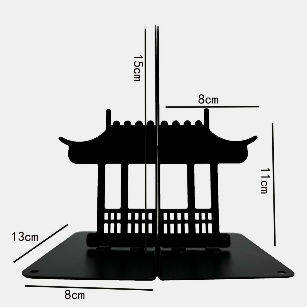 Креативный персональный ретро-книжный держатель в китайском стиле, утолщенная металлическая стальная пластина, зажим для книг, подставка для книг, украшение для стола в кабинете