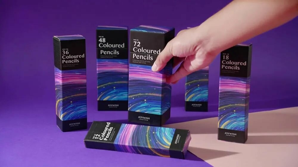 Набор карандашей "Звёздная дорожка", масляные, 4B, разноцветные, 12 штук