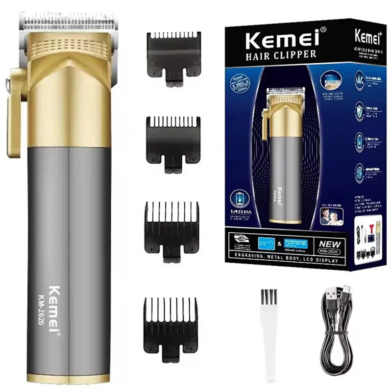 Kemei Профессиональный Триммер для бороды with box