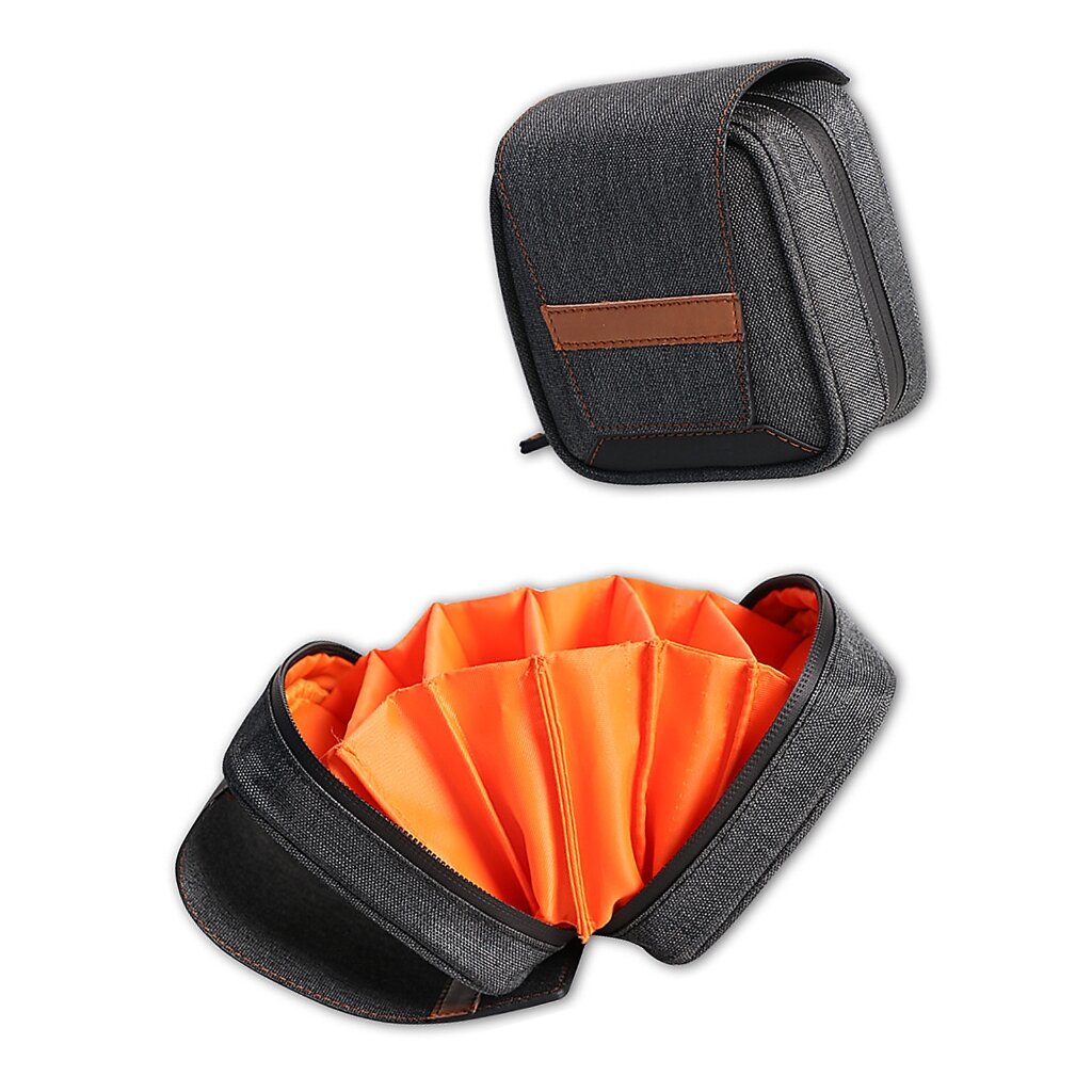 Водонепроницаемый Чехол-Органайзер Для Фильтра Камеры Из Ткани Оксфорд, 6-Слойная Портативная Сумка Для Хранения Аксессуаров Для Фотосъемки на открытом воздухе