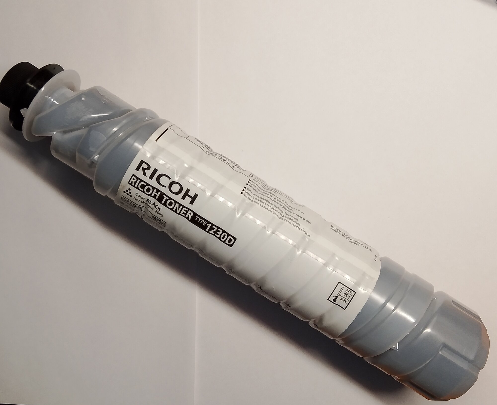 Тонер Ricoh type 1230D (туба 260 г. Black) EPD Code 885094 ( Made in France)