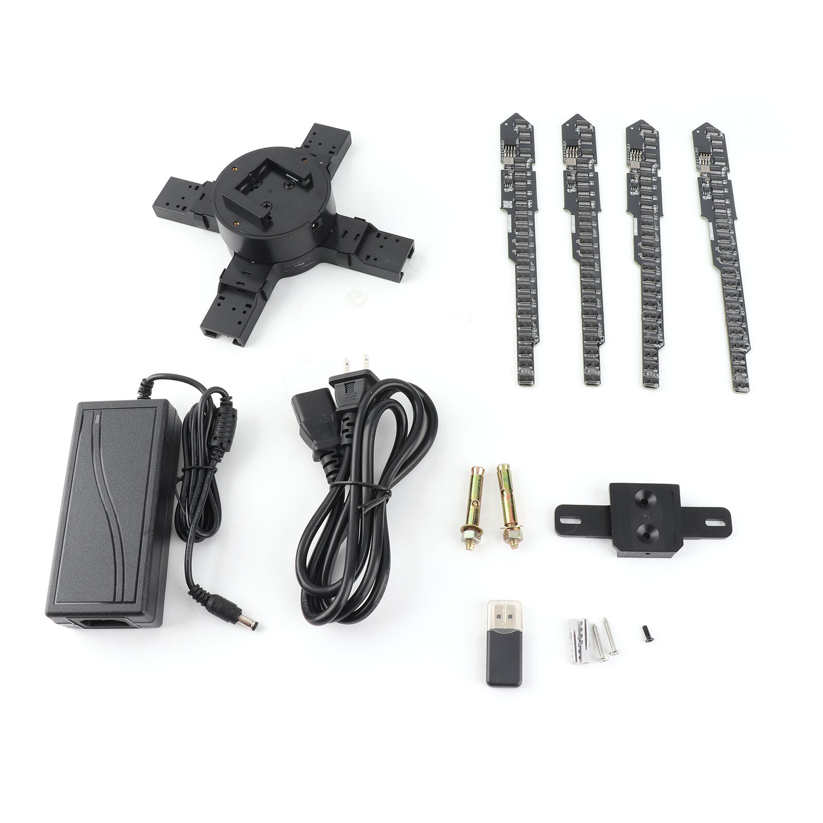 45 -см 3D светодиодный Wi -Fi Голографический проектор дисплей дисплей вентилятор голограммы рекламный проекция Playerus Playerus Playerus