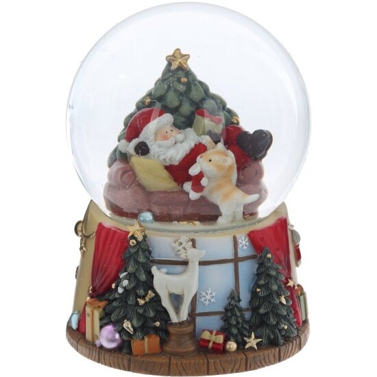 Фигурка декоративная Remeco Collection "Дед Мороз " шар, D10 см, 10х10х14 см