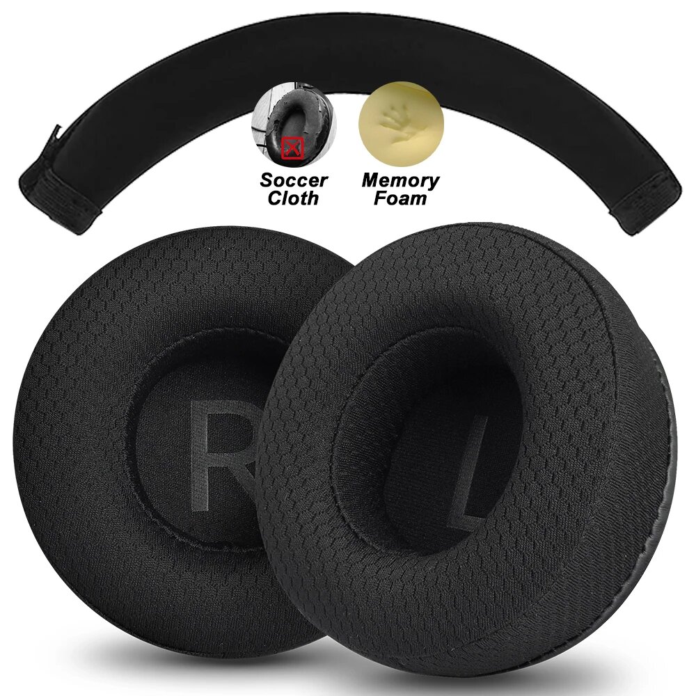 Сменные амбушюры для Razer Kraken Pro V1 из протеиновой кожи или сетки Cloth Combo