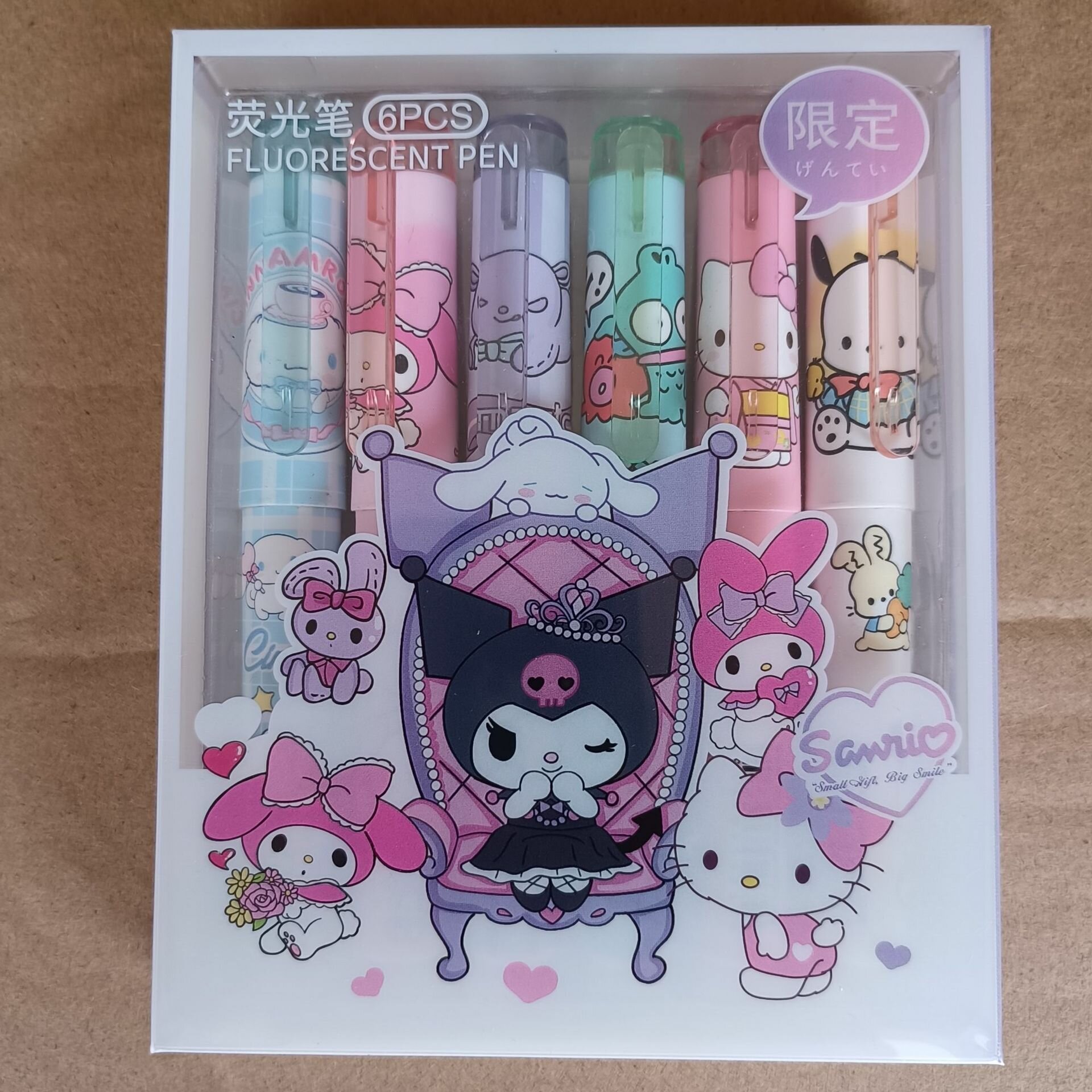 Новый маркер Sanrio, милый мультяшный цветной дневник, ручка для студентов, маркер для защиты глаз, серия маркеров