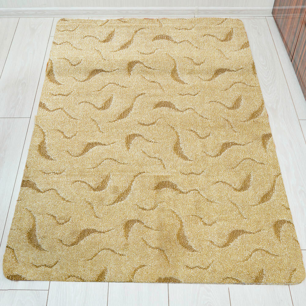 Коврик напольный "Люксор Люкс Принт" 100х150 см, ворс 3 мм, полиамид, цвет в ассортименте