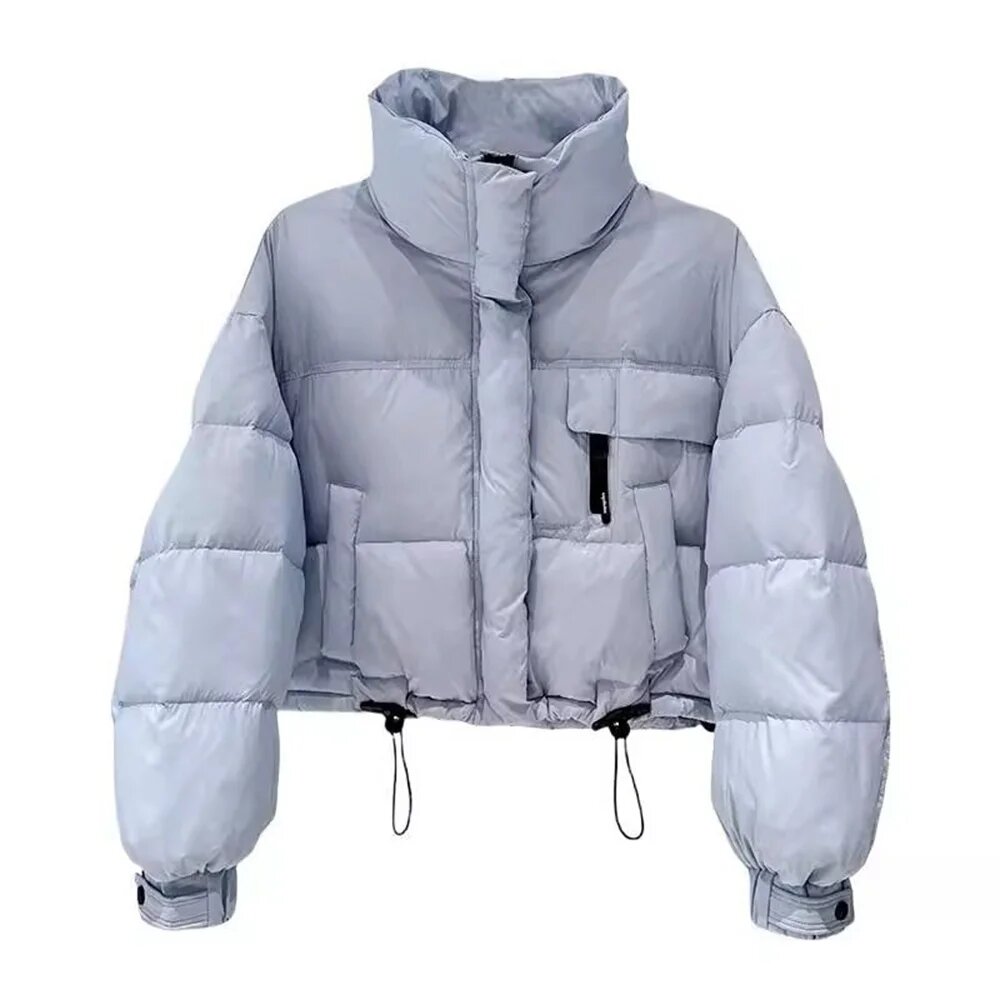 Женская короткая куртка Popula с хлопковой подкладкой XL, Синий, blue