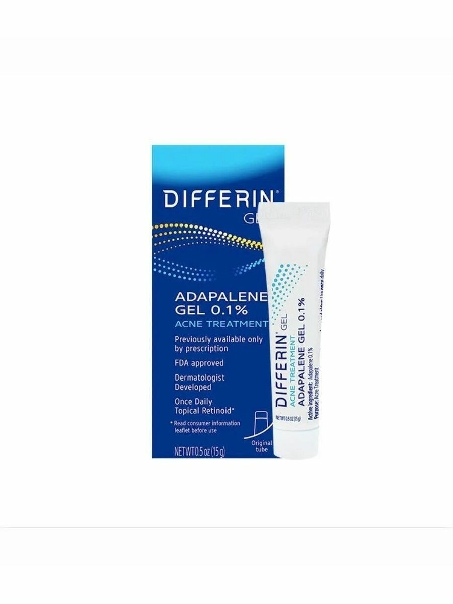 Дифферин, средство против акне , 15 г, Differin gel, США