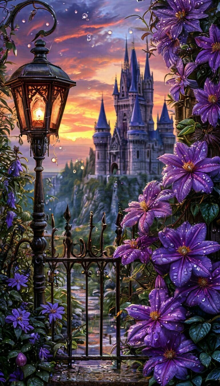 Алмазная живопись "Город после дождя", 5D, круглая, 40x50 см. Производитель: Brose Art.