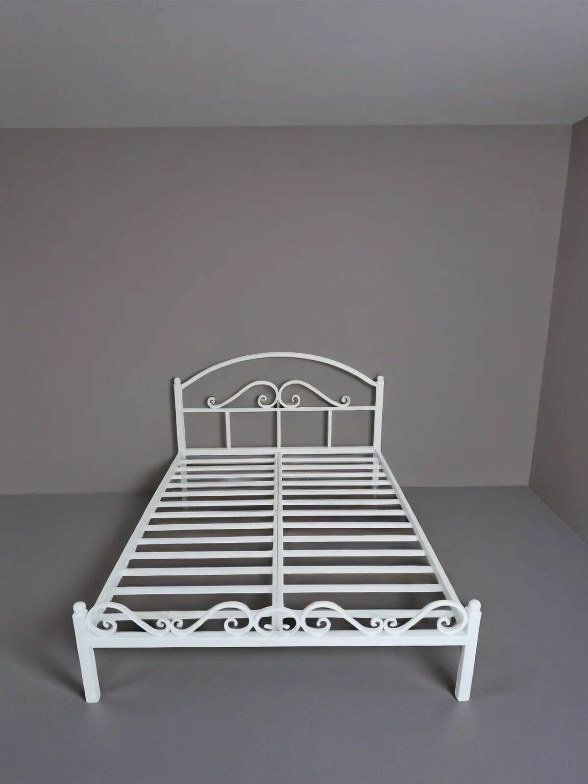 Кровать LOFT Mebel "Ариэль", кованая, с ортопедическим основанием, 160x190х100 см