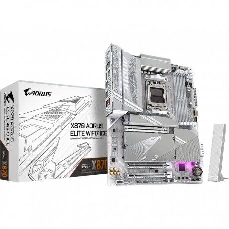 Материнская плата Gigabyte X870 AORUS ELITE WF7 ICE