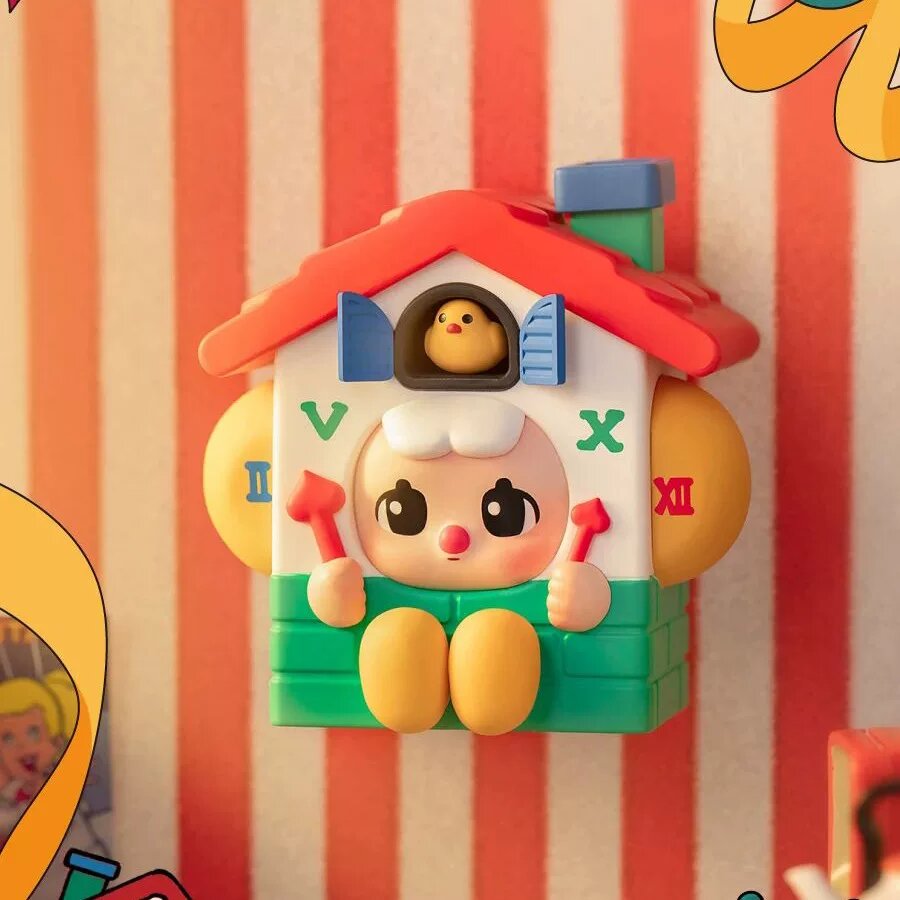 POP MART SUSUMI Magic House Статуэтка Часы Куми Коллекционная Слепая Коробка 8,5 см