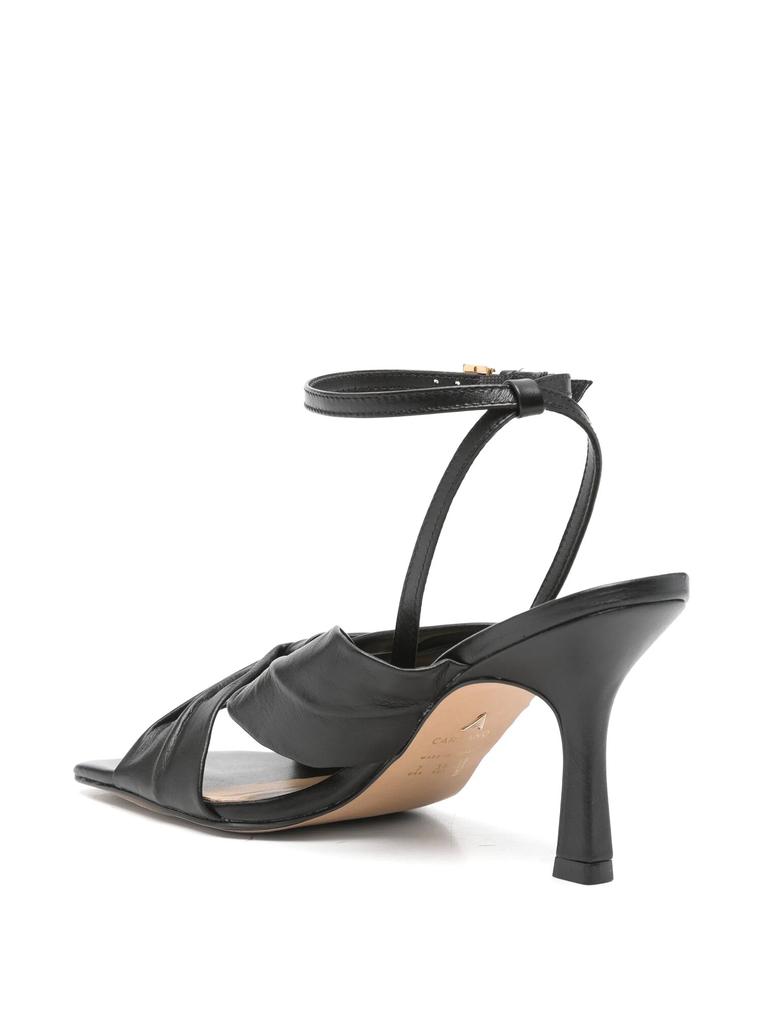 Босоножки Carrano Knotted-strap sandals, размер 37, black/black — фото 1