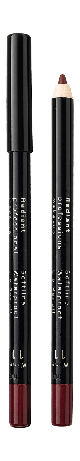 RADIANT PROFESSIONAL MAKE-UP Карандаш для губ Softline Waterproof Lip Pencil водостойкий, 1,2 г, 11 Винный