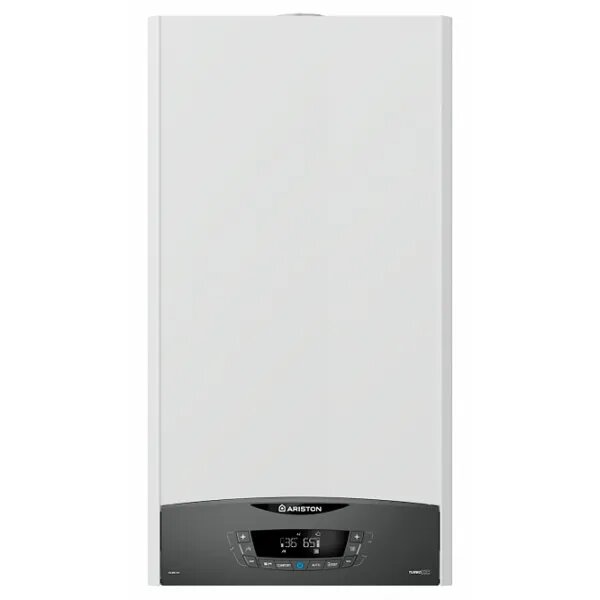 Газовый котёл двухконтурный Ariston Clas XC 28 FF NG, 28 кВт, закрытая камера сгорания (акция: дымоход в подарок)