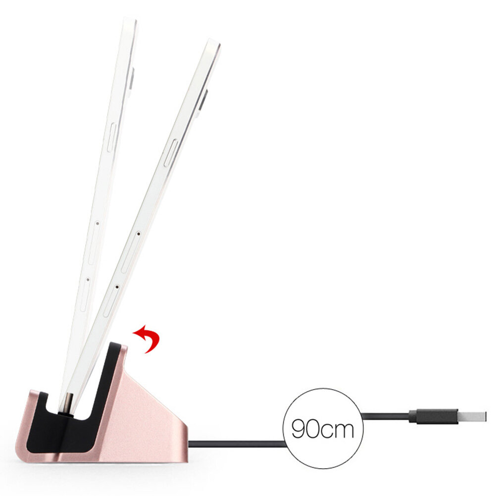 Подставка Для Телефона Из Abs-Пластика Для Micro USB V8 Устройств, Зарядка И Функция Держателя, 1 Шт