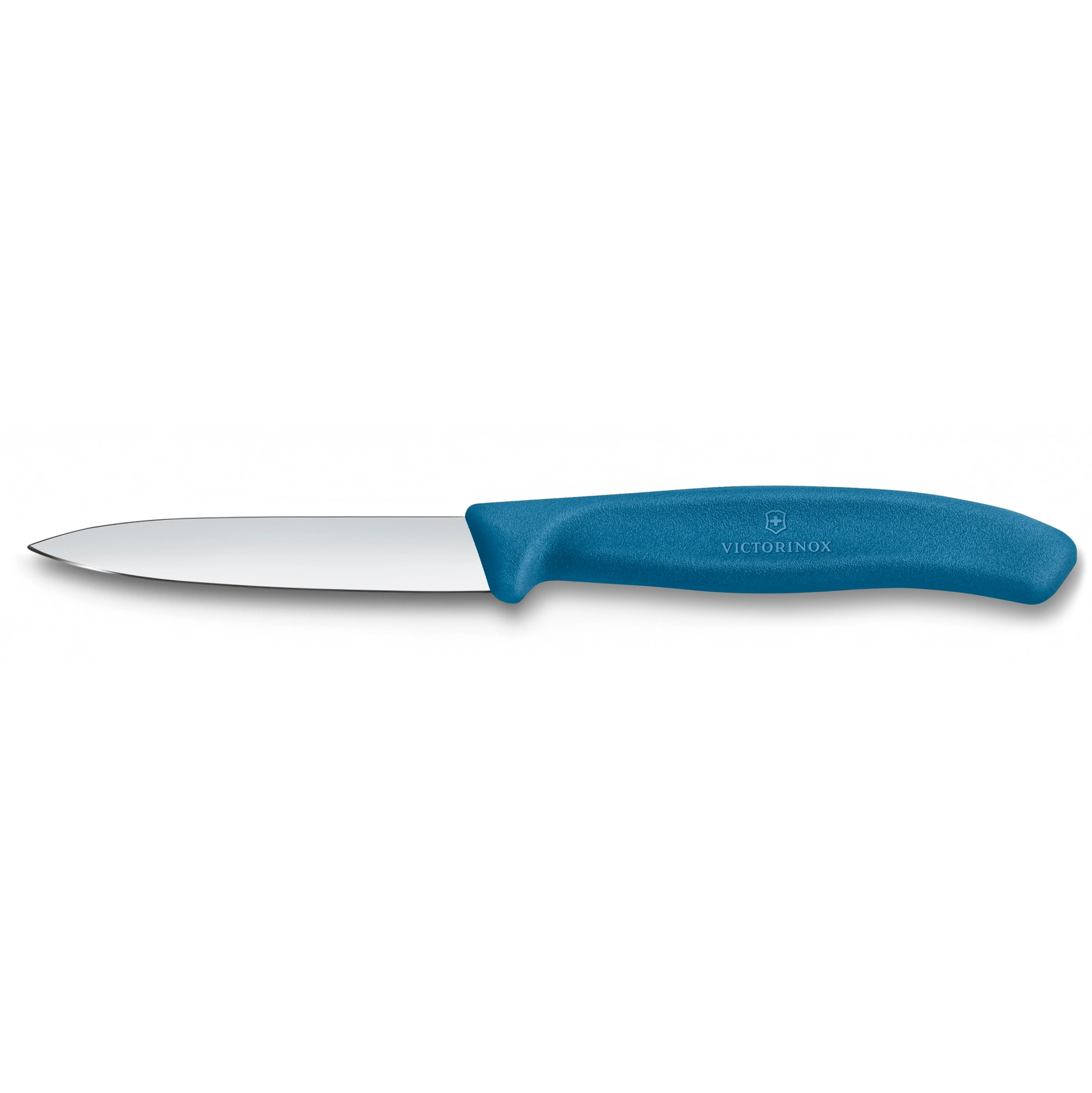 Нож кухонный Victorinox Swiss Classic (6.7602. C1) стальной универсальный для чистки овощей и фруктов лезв.80мм прямая заточка синий