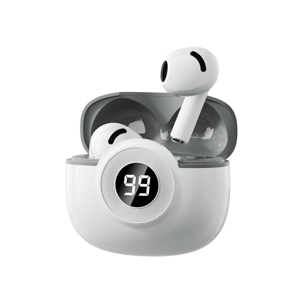 Беспроводные наушники TWS White, Bluetooth 5.4, K54