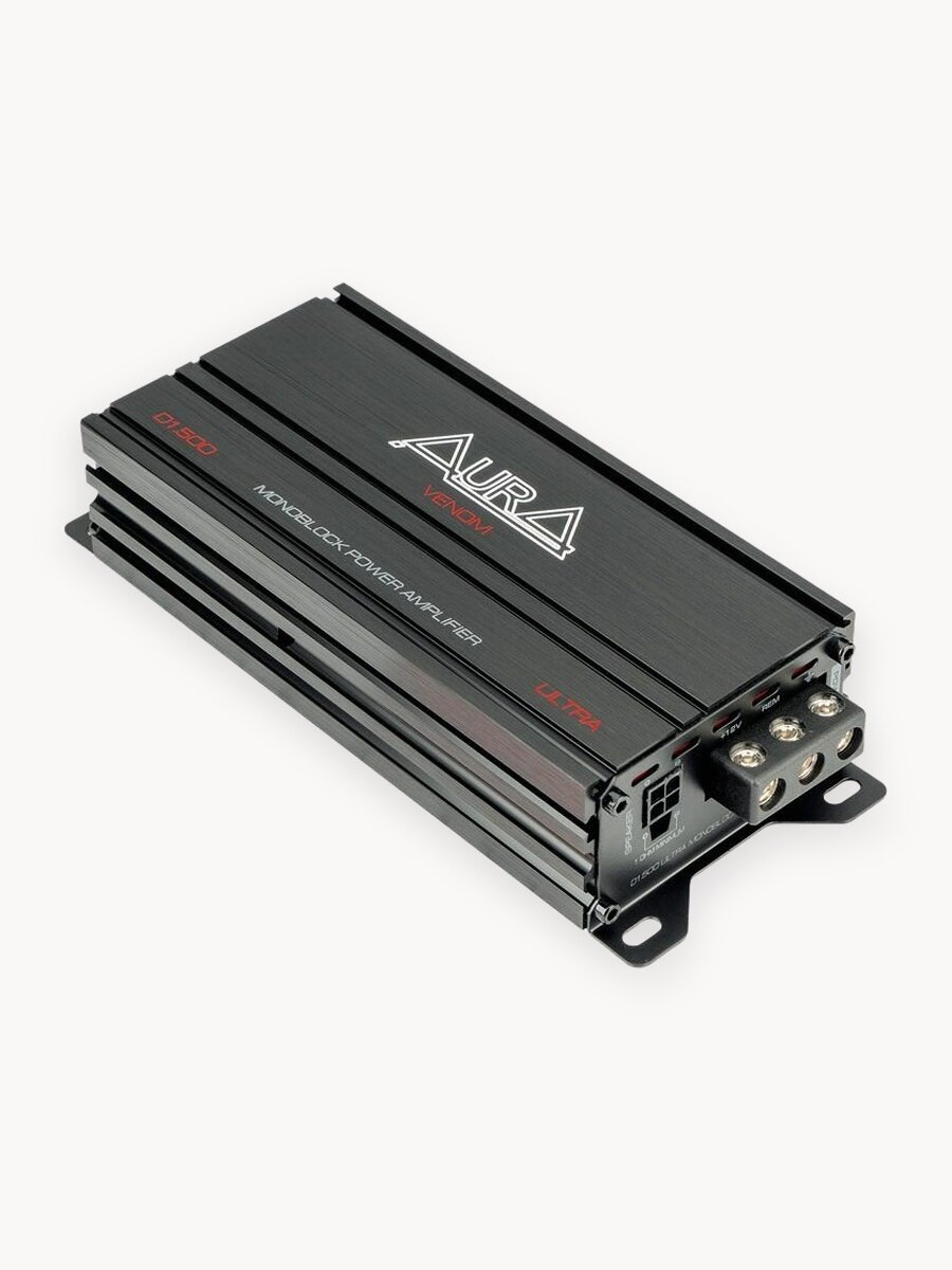 Автомобильный компактный одноканальный усилитель мощности AurA VENOM-D1.500 ULTRA