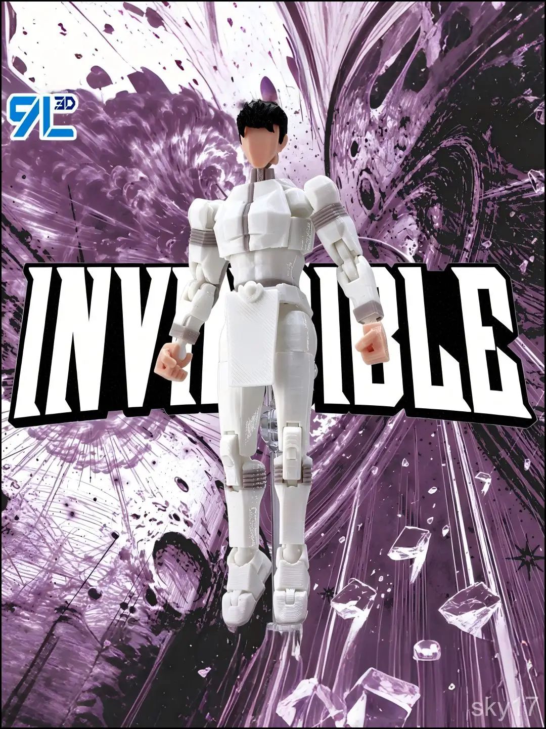 9L3D Подвижная фигурка Вилтрумит Марк из Непобедимого (Viltrumite Mark) titan 13 Invincible, подарок для фанатов аниме, подарок