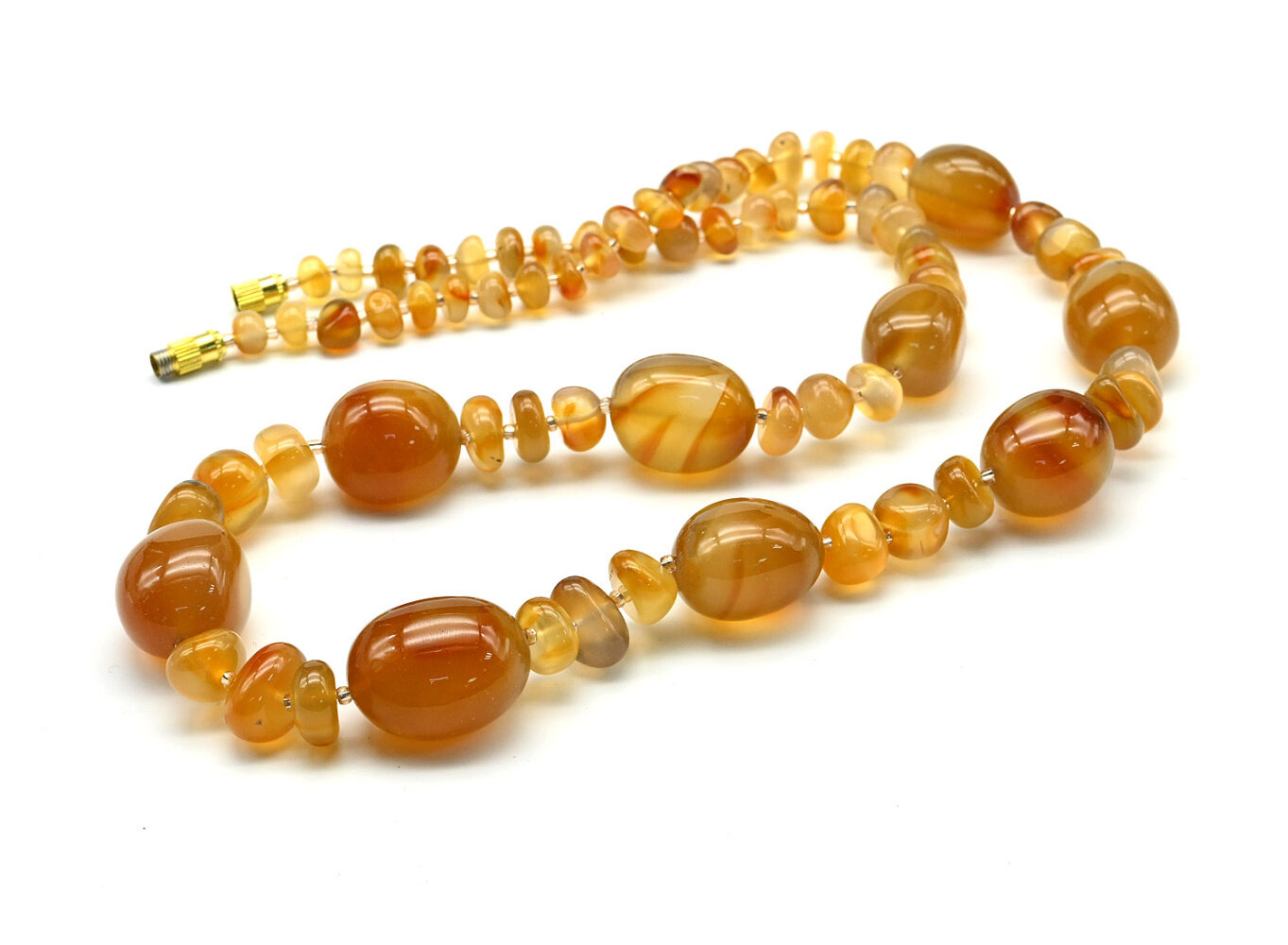 Бусы, сердолик