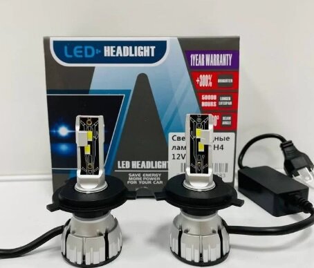 LED светодиодные лампы H4 Q5 12-24 В