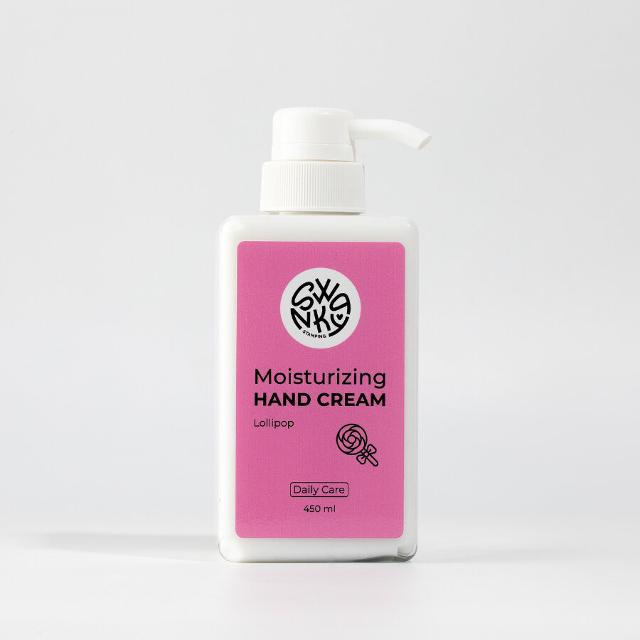 Увлажняющий крем для рук Swanky Stamping, "Леденец", 450 мл